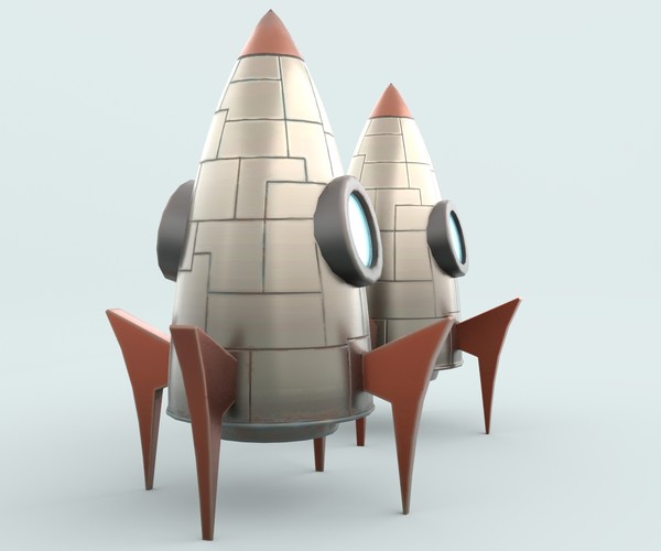 ArtStation - Cartoon Rocket | Resources