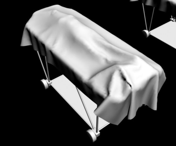 ArtStation - corpse stretcher 3D model | Resources