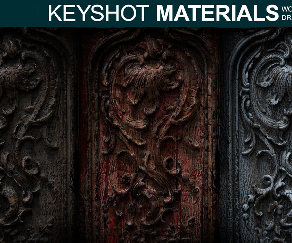 ArtStation - Wood materials 2 - For Keyshot | Resources