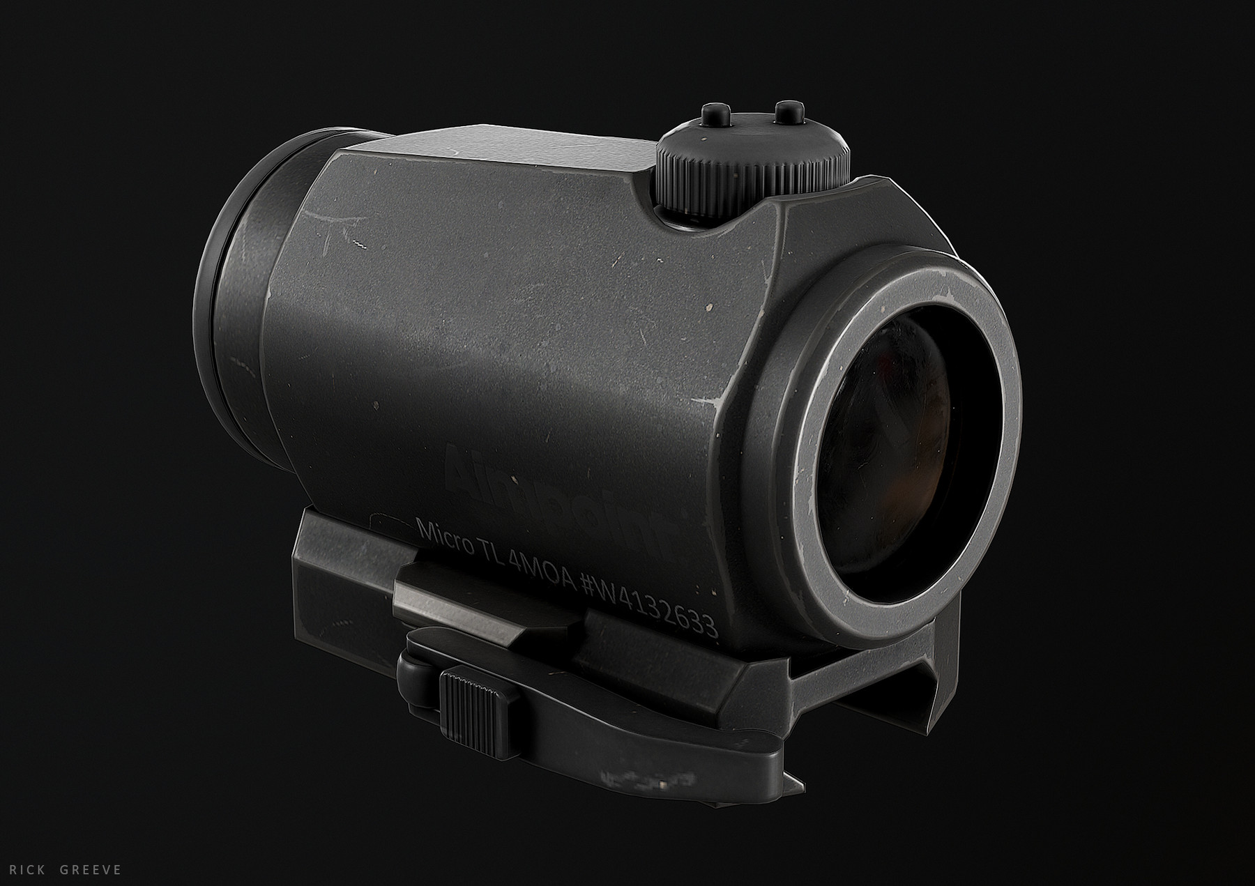 ArtStation - Aimpoint Red Dot | Resources