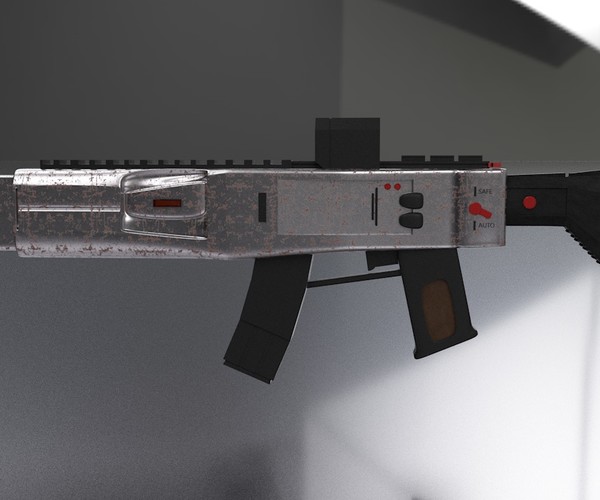 ArtStation - Low Poly Machine Gun for games | Resources