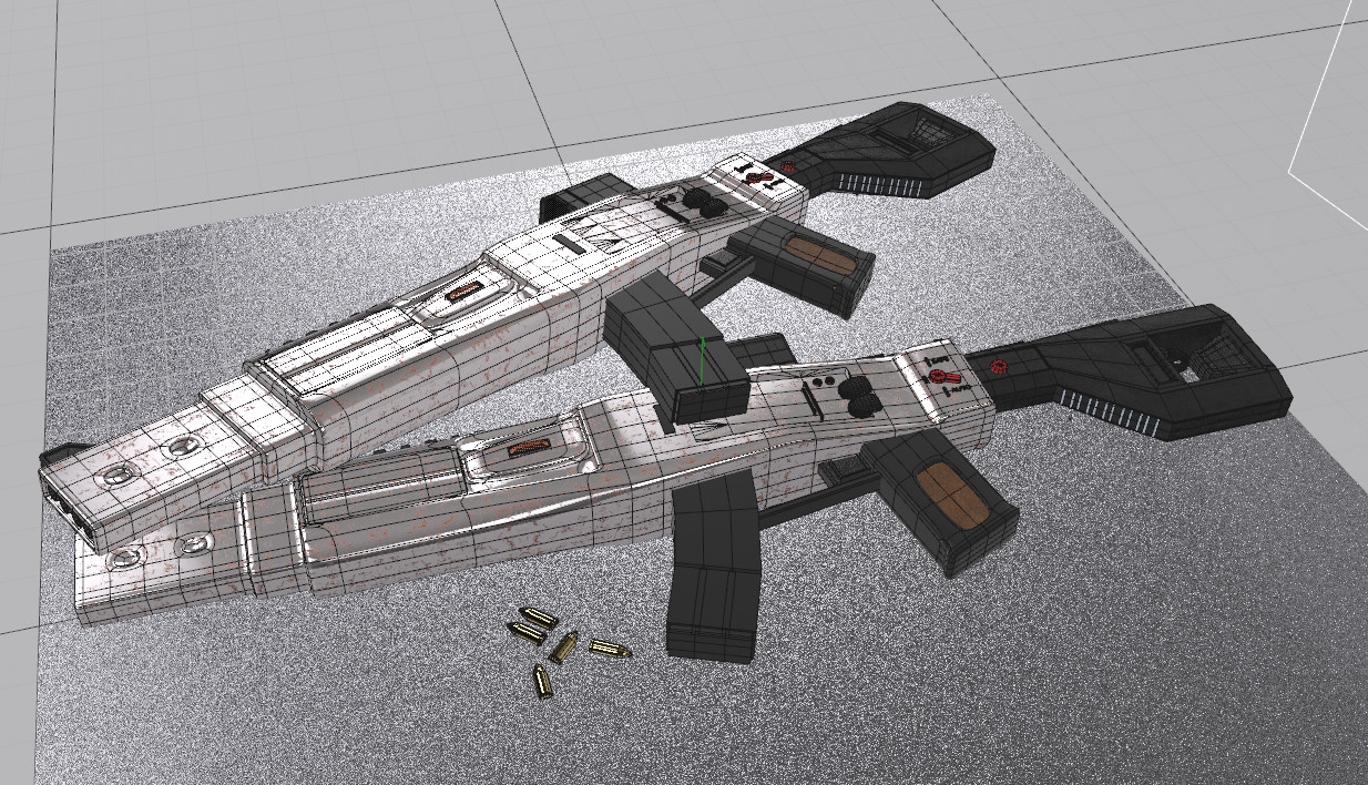 ArtStation - Low Poly Machine Gun for games | Resources