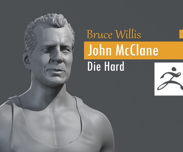 ArtStation - Bruce Willis - John McClane - Die Hard | Resources