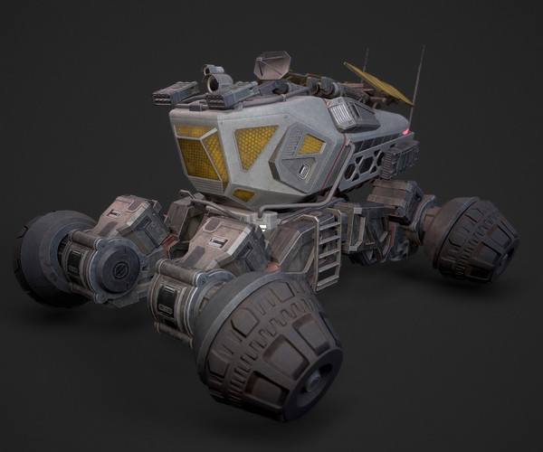 ArtStation - Sci-Fi Mars Rover | Game Assets