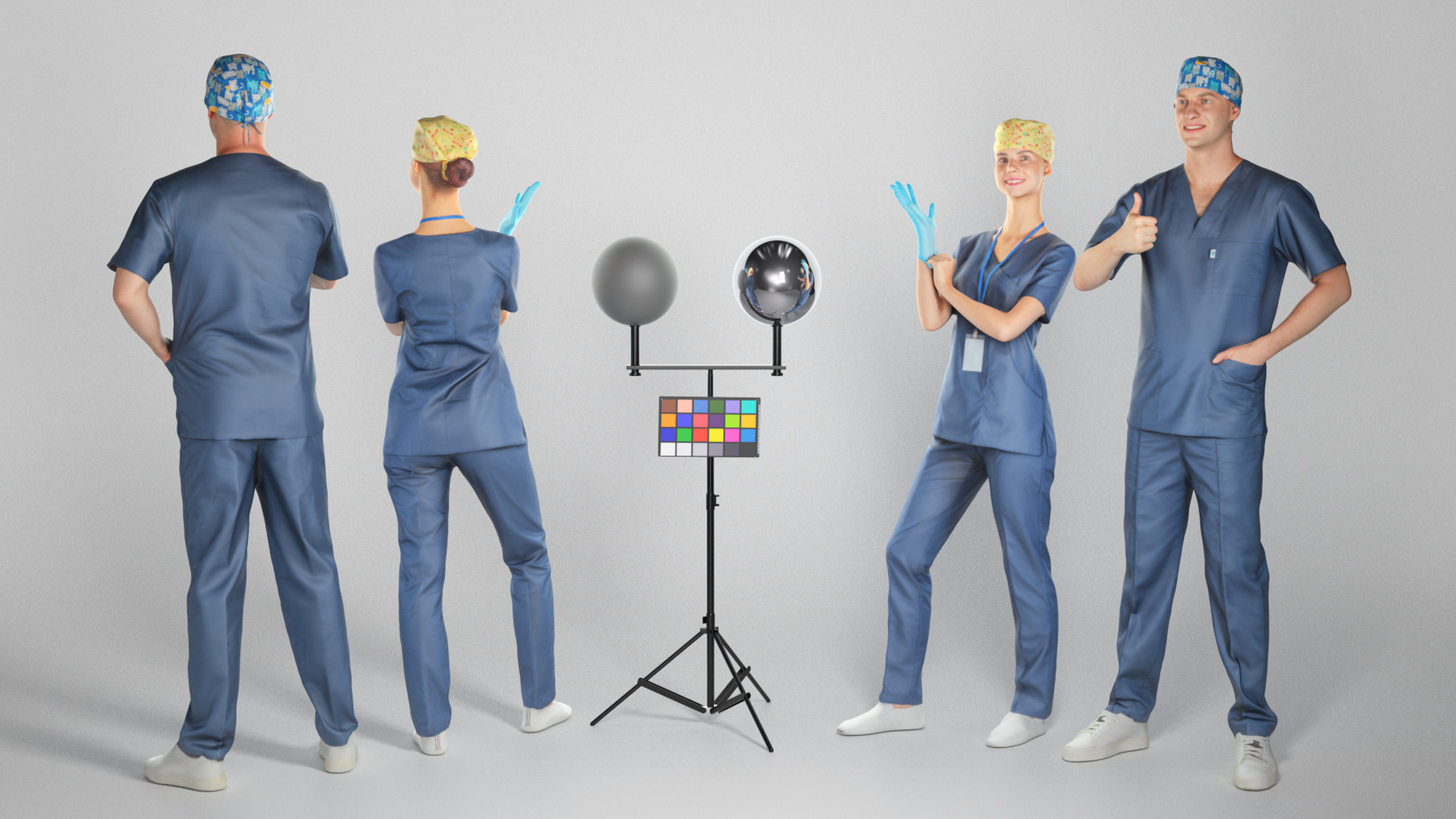 ArtStation - Bundle: Surgical doctors 04 | Game Assets