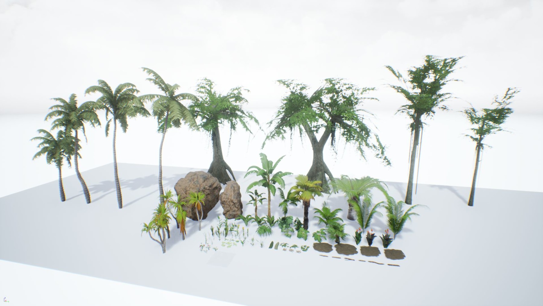 ArtStation - Basic Jungle Pack - UE4 | Resources