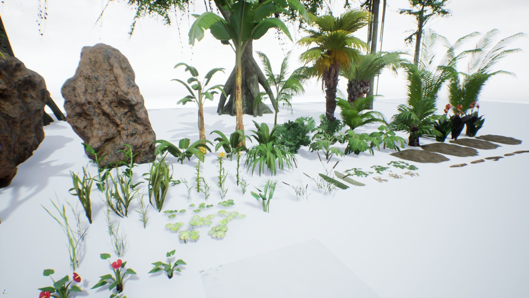 ArtStation - Basic Jungle Pack - UE4 | Resources