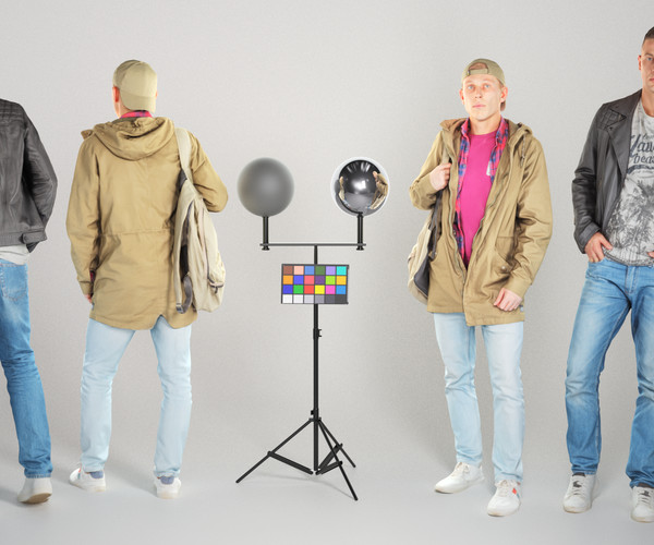 ArtStation - Bundle: Stylish men street style 05 | Game Assets