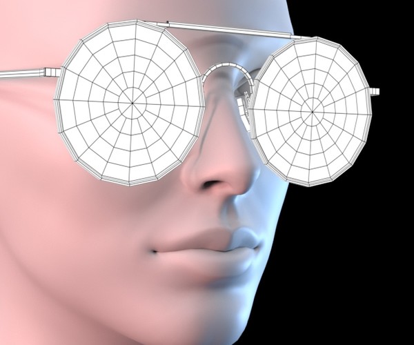 ArtStation - Round Lens Sunglasses | Resources