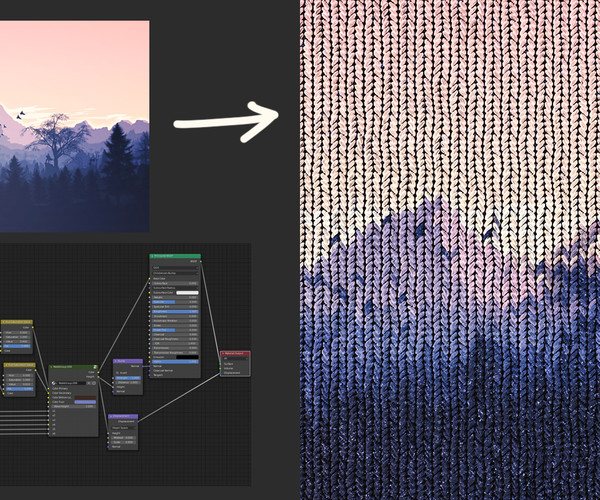 Artstation Procedural Wool Shader In Blender Resources