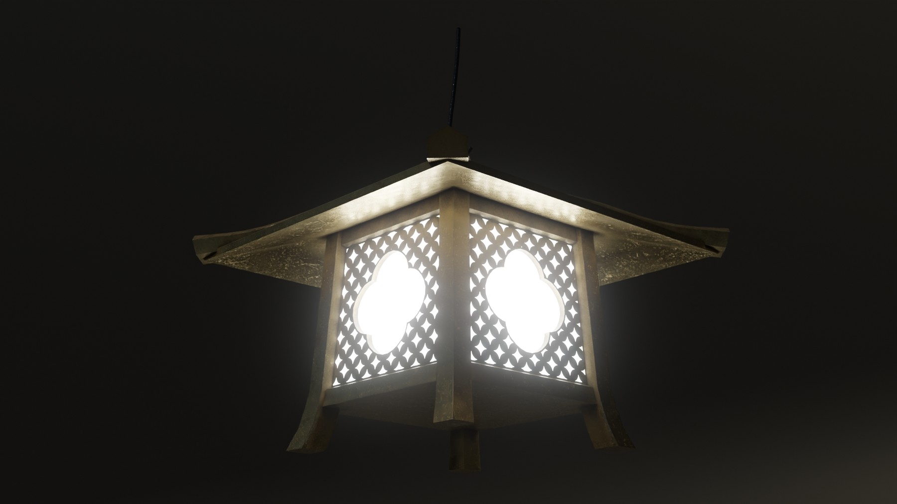 ArtStation - Japanese Golden Lamp | Resources
