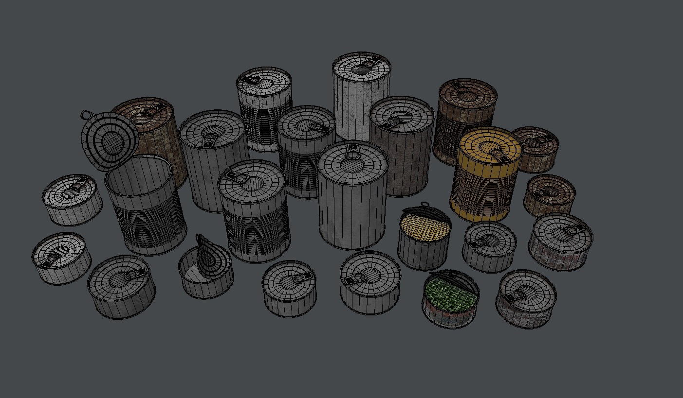 ArtStation - Cans Pack | Game Assets