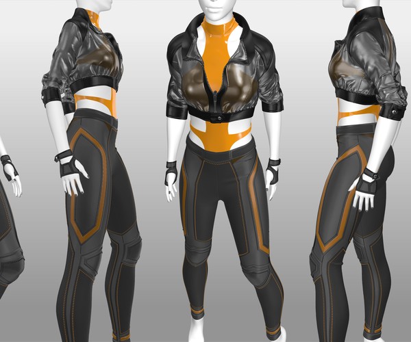 ArtStation - Cyberpunk Outfit vol.01 - Neo Tokyo Collection | Resources