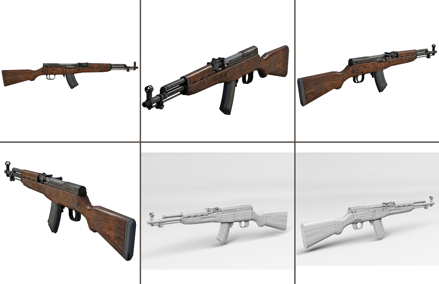 ArtStation - Collection of low poly weapons | Resources