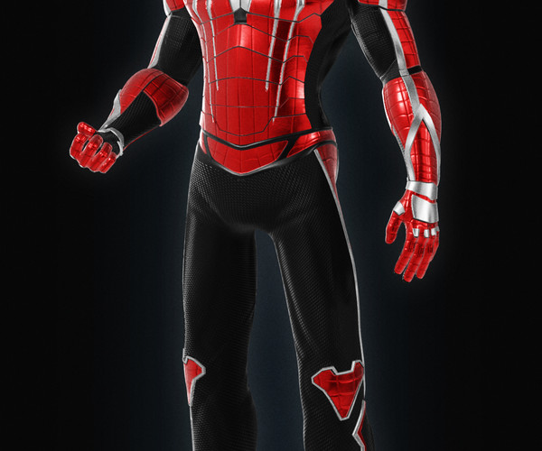 ArtStation - Spiderman Custom Suit design - 3D character asset | Resources