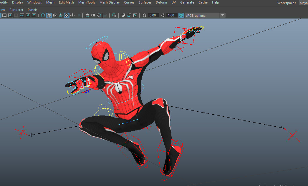 ArtStation - Spiderman Custom Suit design - 3D character asset | Resources