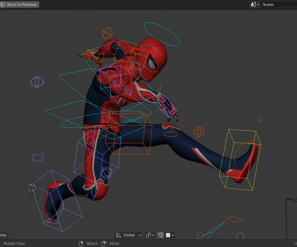 ArtStation - Spiderman Custom Suit design - 3D character asset | Resources