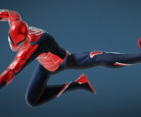 ArtStation - Spiderman Custom Suit design - 3D character asset | Resources