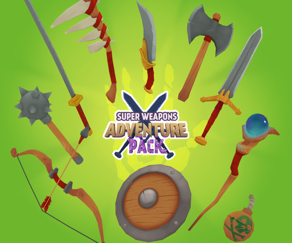 ArtStation - SUPER WEAPONS ADVENTURE PACK I | Resources