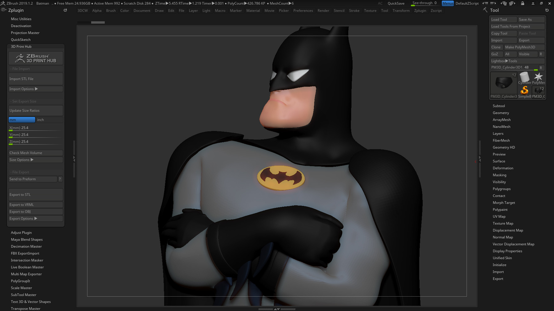 ArtStation - Stylized Batman | Resources