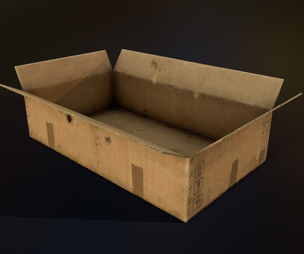 ArtStation - Cardboard Box | Game Assets