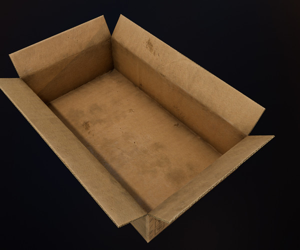 ArtStation - Cardboard Box | Game Assets