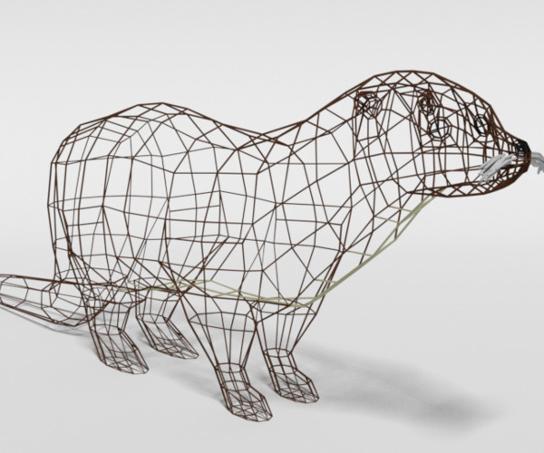 ArtStation - Low Poly Cartoon Otter | Resources