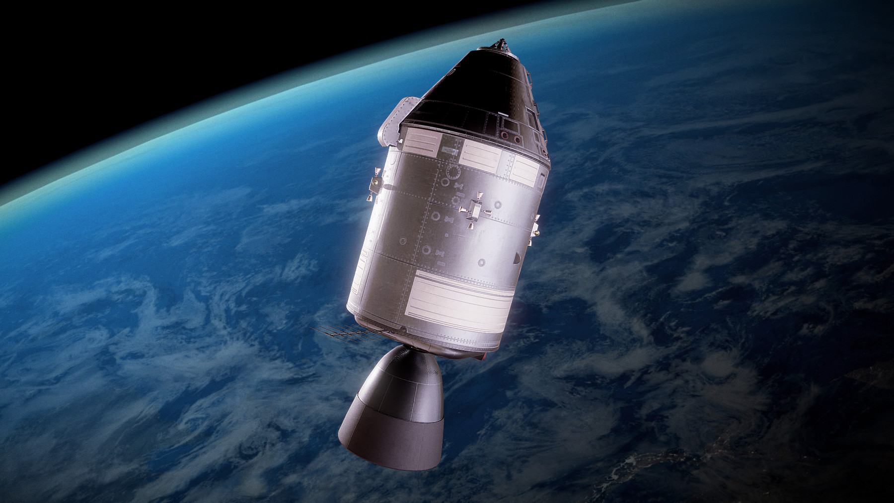 ArtStation - Apollo command and service module - 3D model | Game Assets