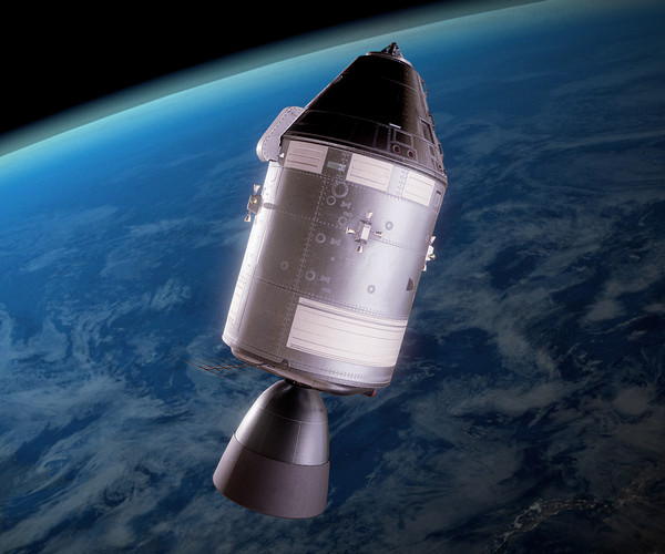 ArtStation - Apollo command and service module - 3D model | Game Assets