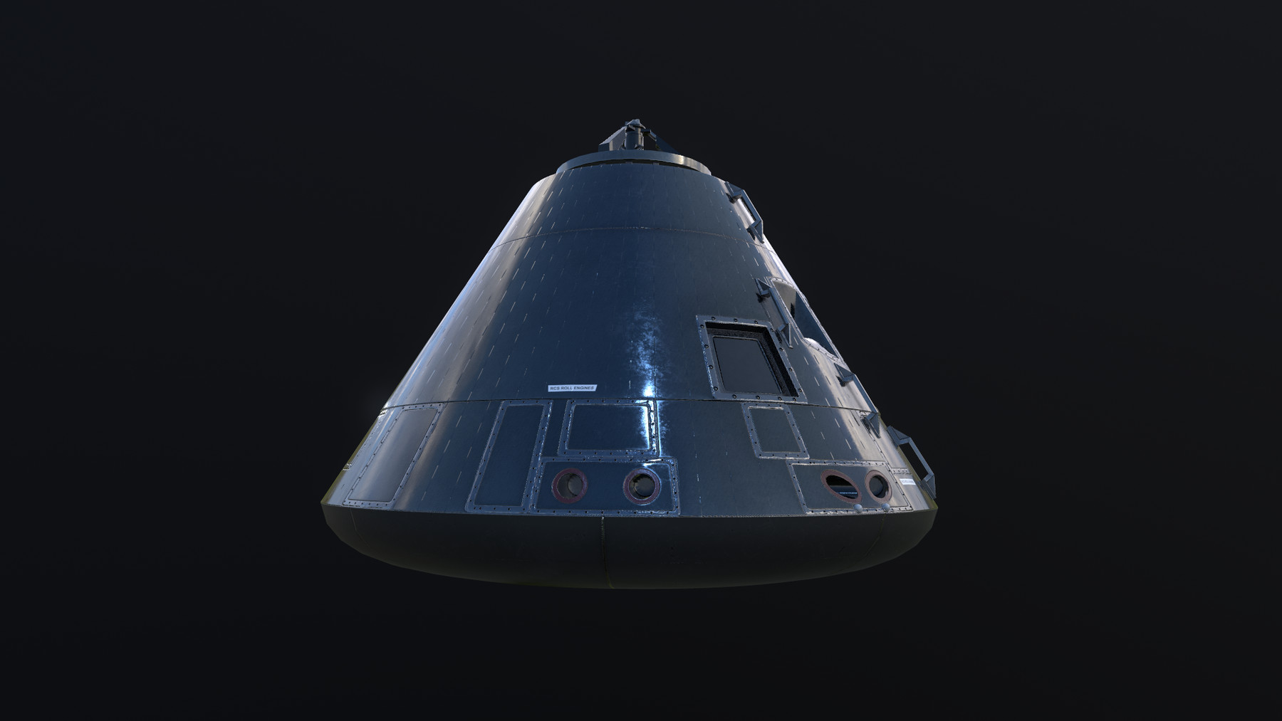 ArtStation - Apollo command and service module - 3D model | Game Assets