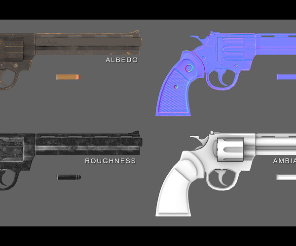 ArtStation - Revolver | Game Assets