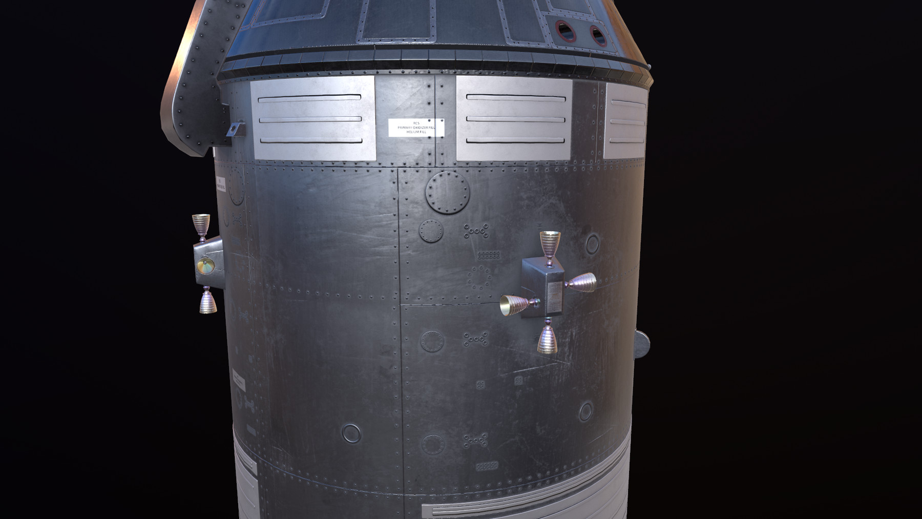 ArtStation - Apollo command and service module - 3D model | Game Assets