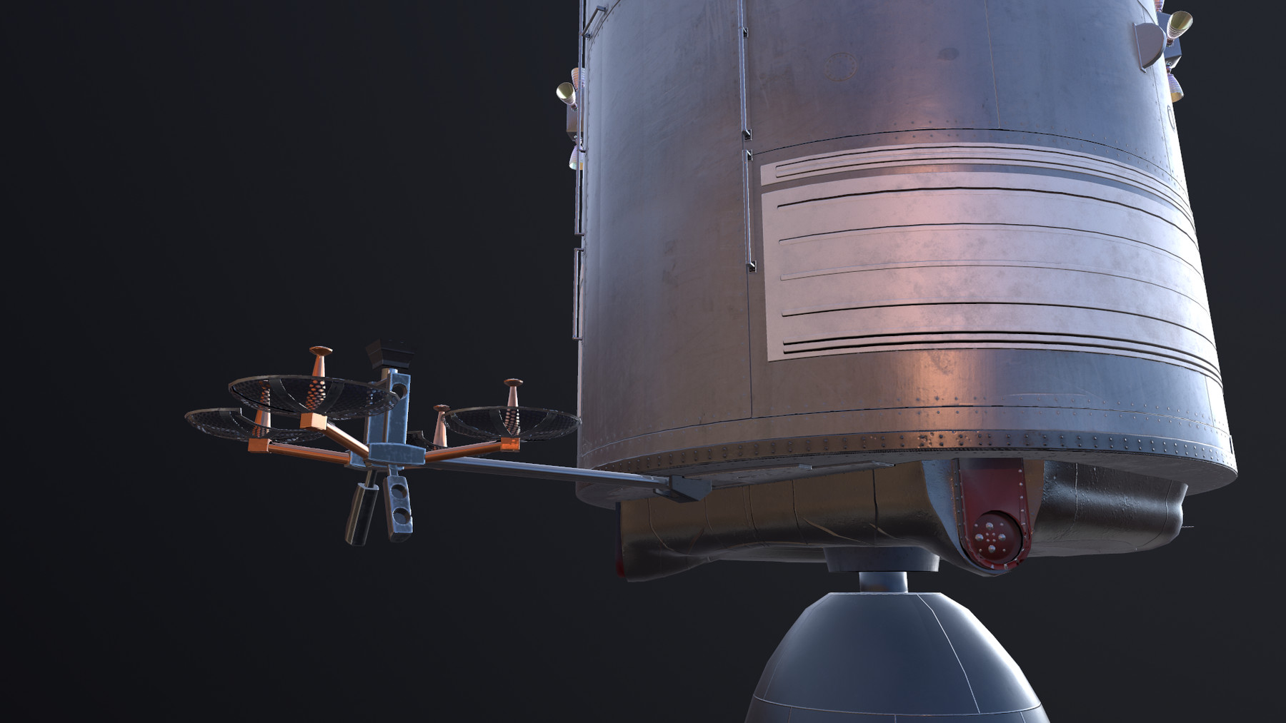 ArtStation - Apollo command and service module - 3D model | Game Assets