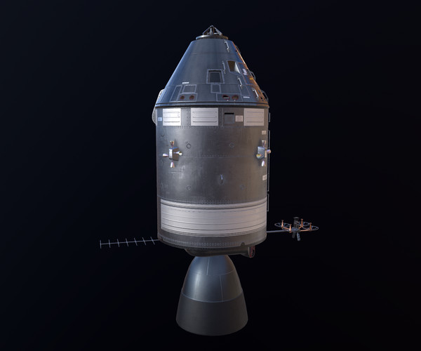 ArtStation - Apollo command and service module - 3D model | Game Assets