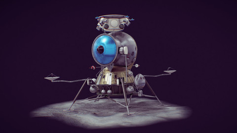 ArtStation - Apollo command and service module - 3D model | Game Assets