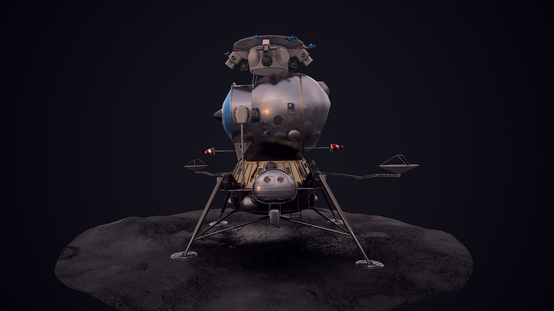ArtStation - LK - Soviet Lunar Lander - 3D model | Resources