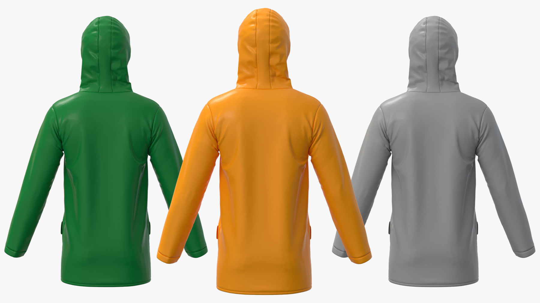 ArtStation - Rain Jacket, Marvelous designer, Clo3d | Resources