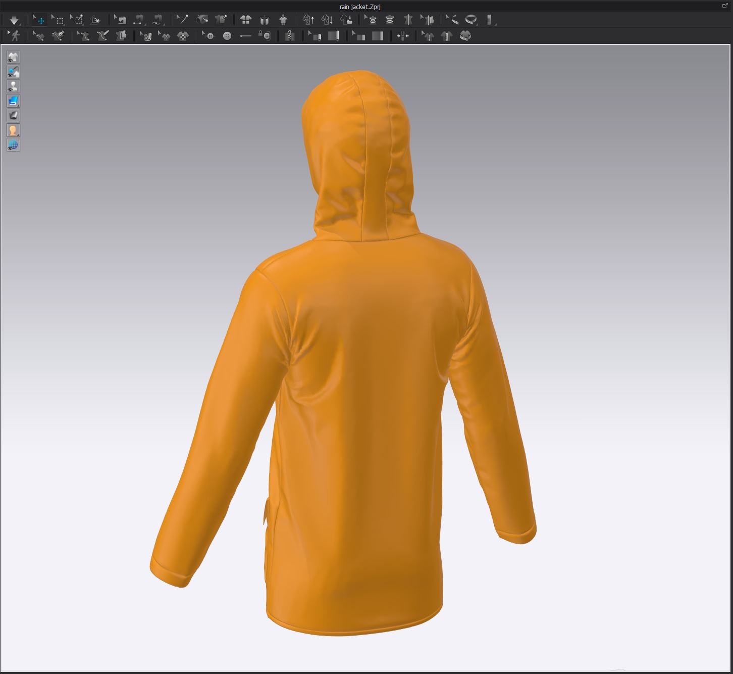 ArtStation - Rain Jacket, Marvelous designer, Clo3d | Resources