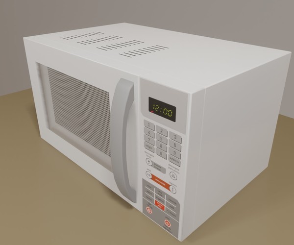 ArtStation - White Microwave - Game Assets | Game Assets
