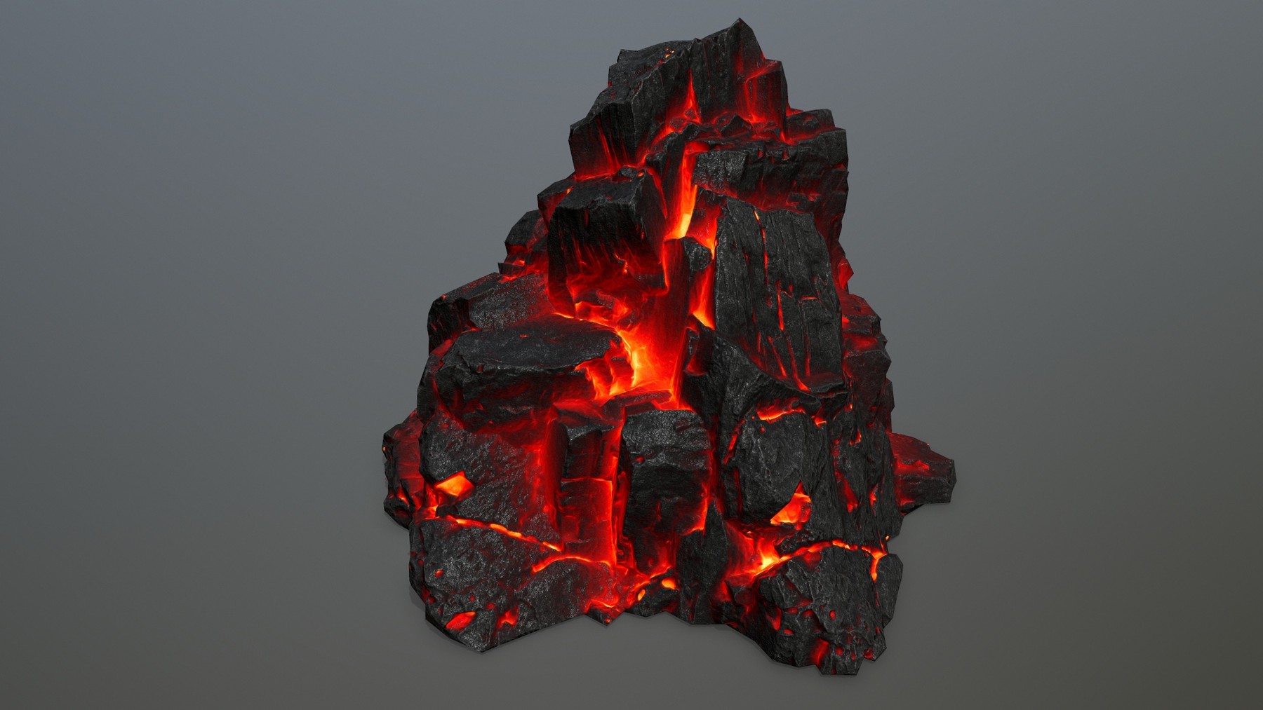 ArtStation - lava rocks set | Game Assets