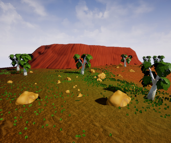 ArtStation - Stylized Australian Outback | Resources