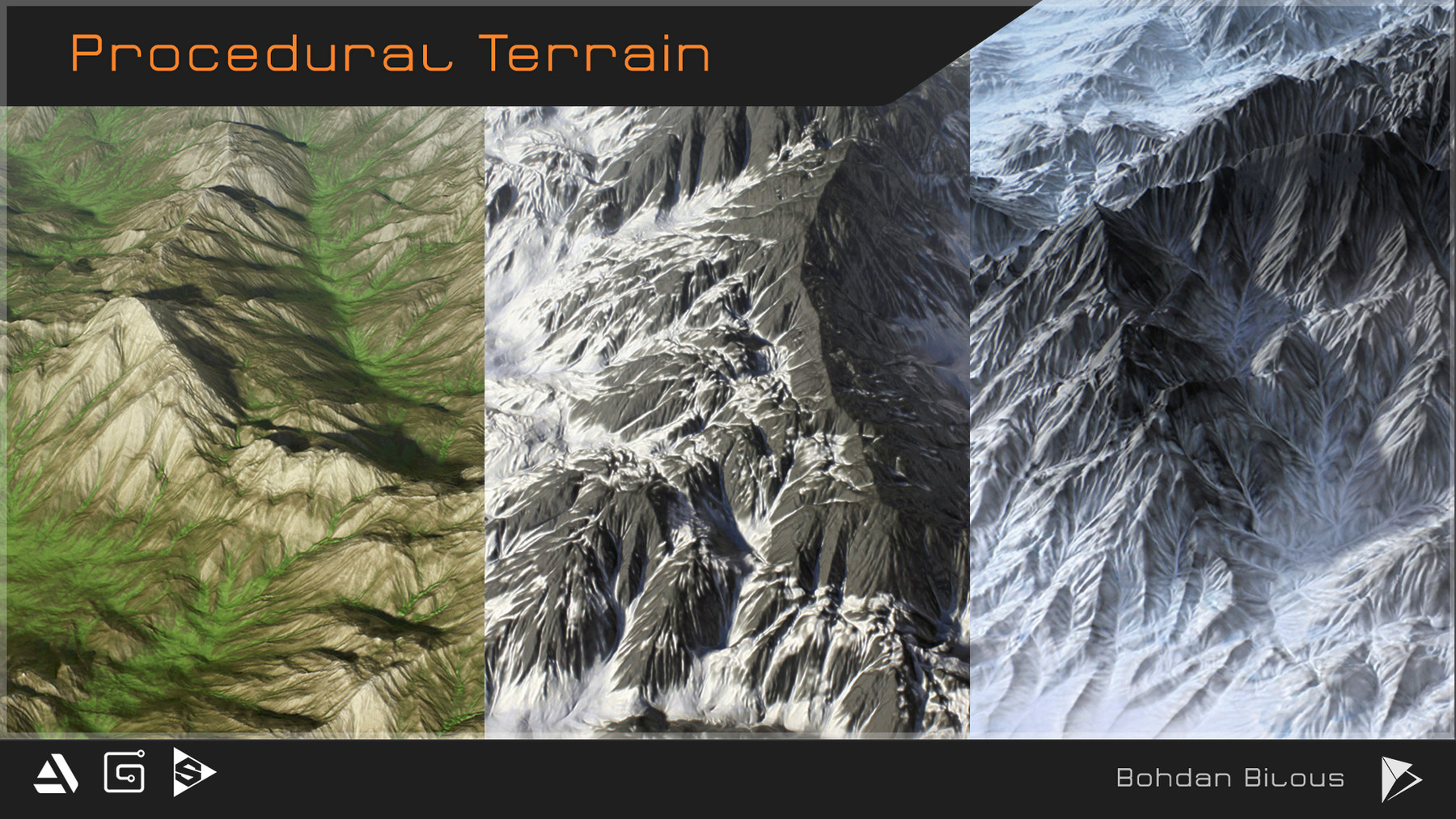 ArtStation - Procedural terrain generator - SBSAR | Resources