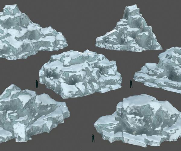 ArtStation - ice set 1 | Game Assets