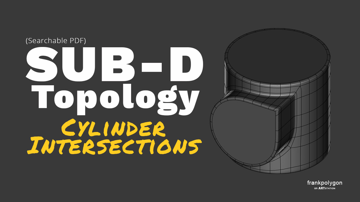 ArtStation - Sub-D Mini Tutorial: Cylinder Intersections | Tutorials