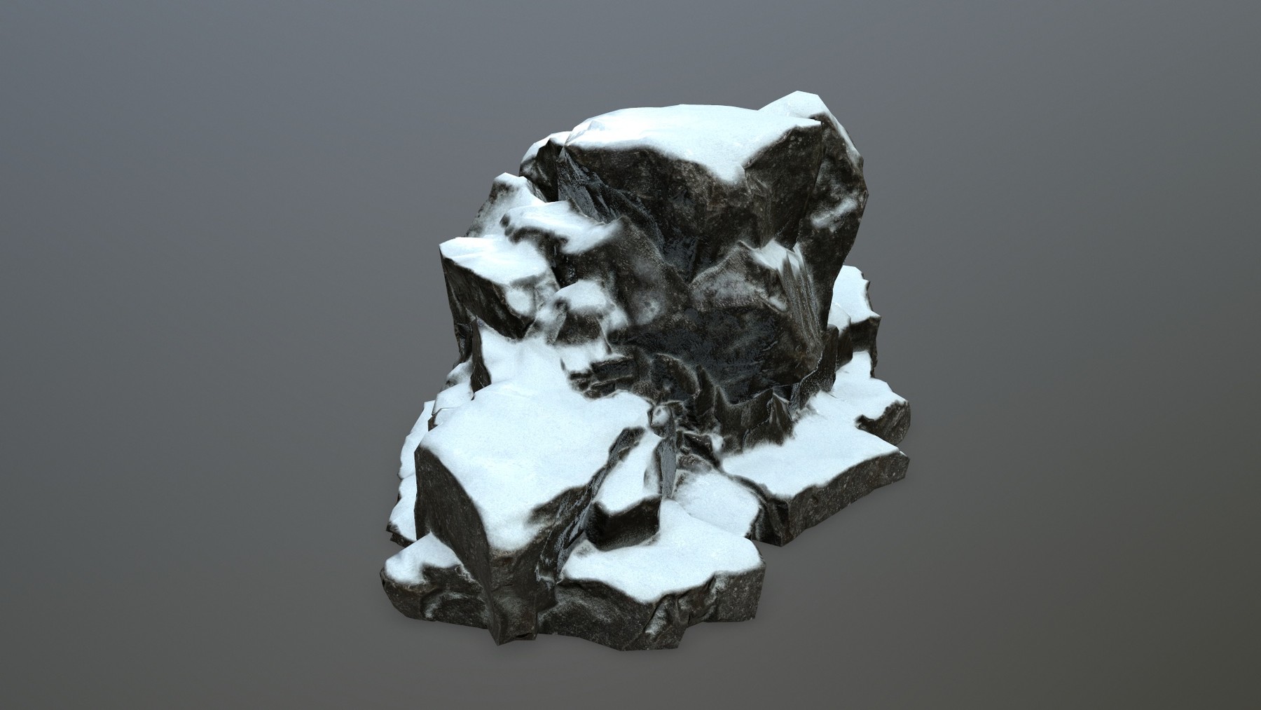ArtStation - snow rocks | Game Assets