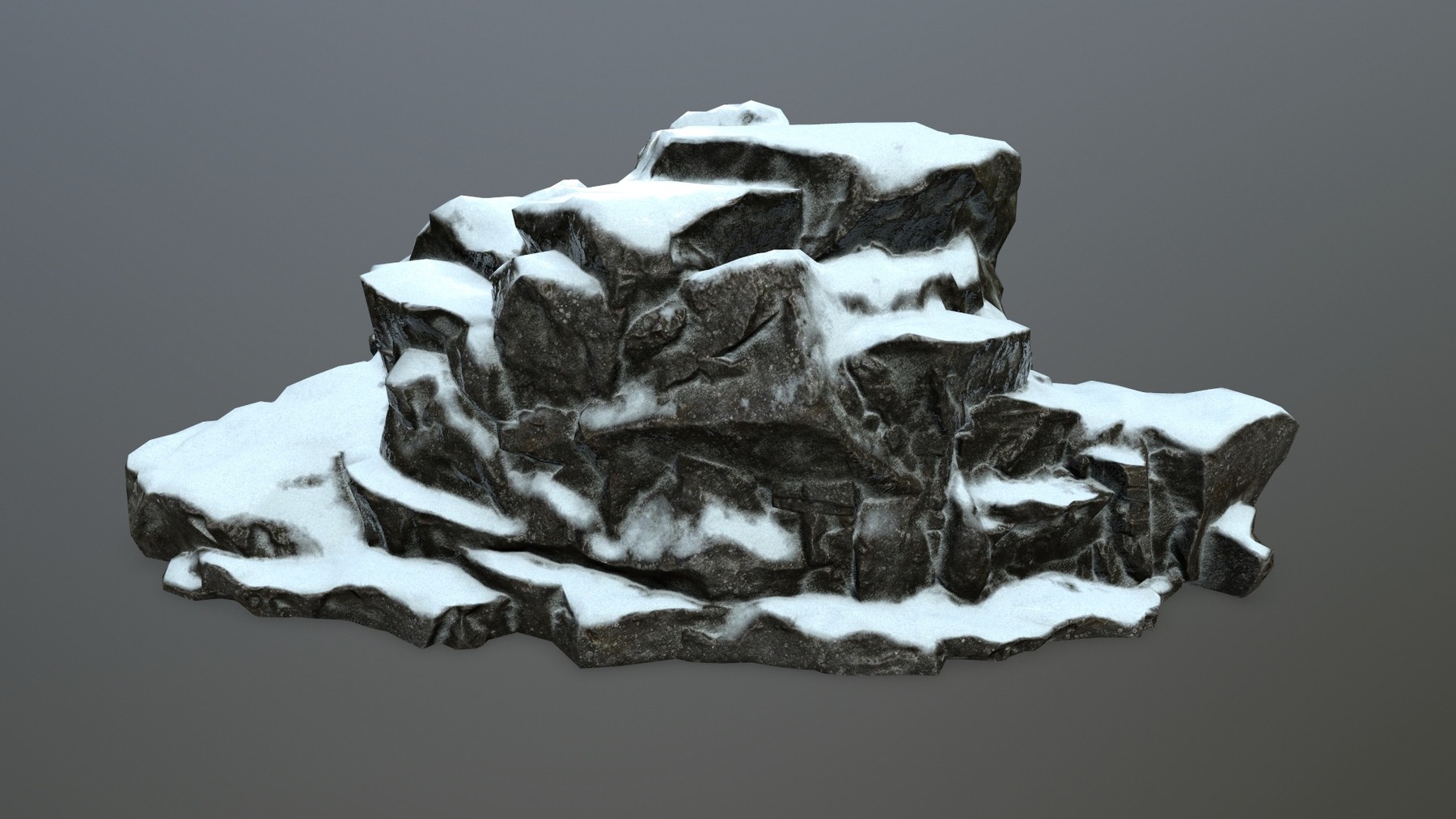 ArtStation - snow rocks | Game Assets