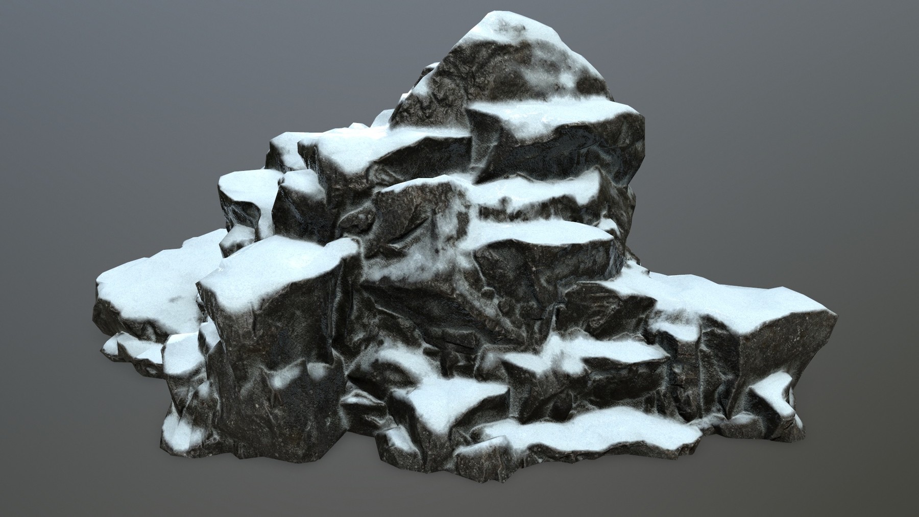 ArtStation - snow rocks | Game Assets