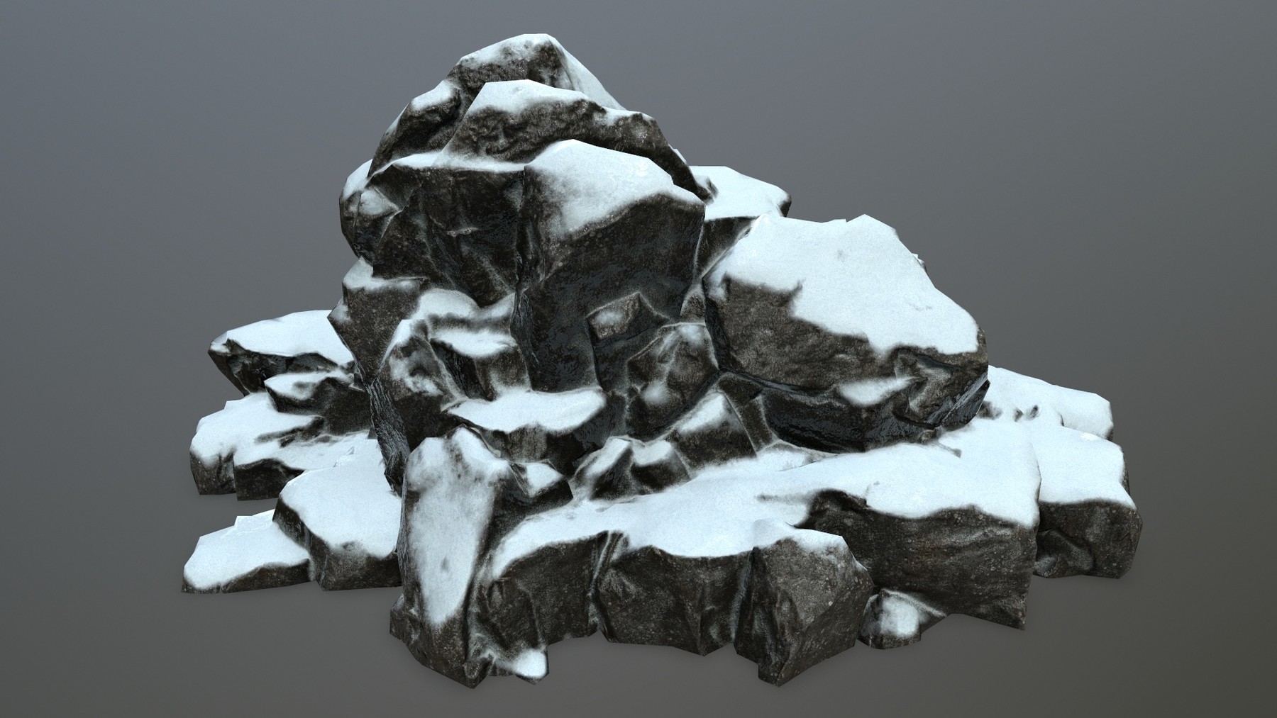 ArtStation - snow rocks | Game Assets