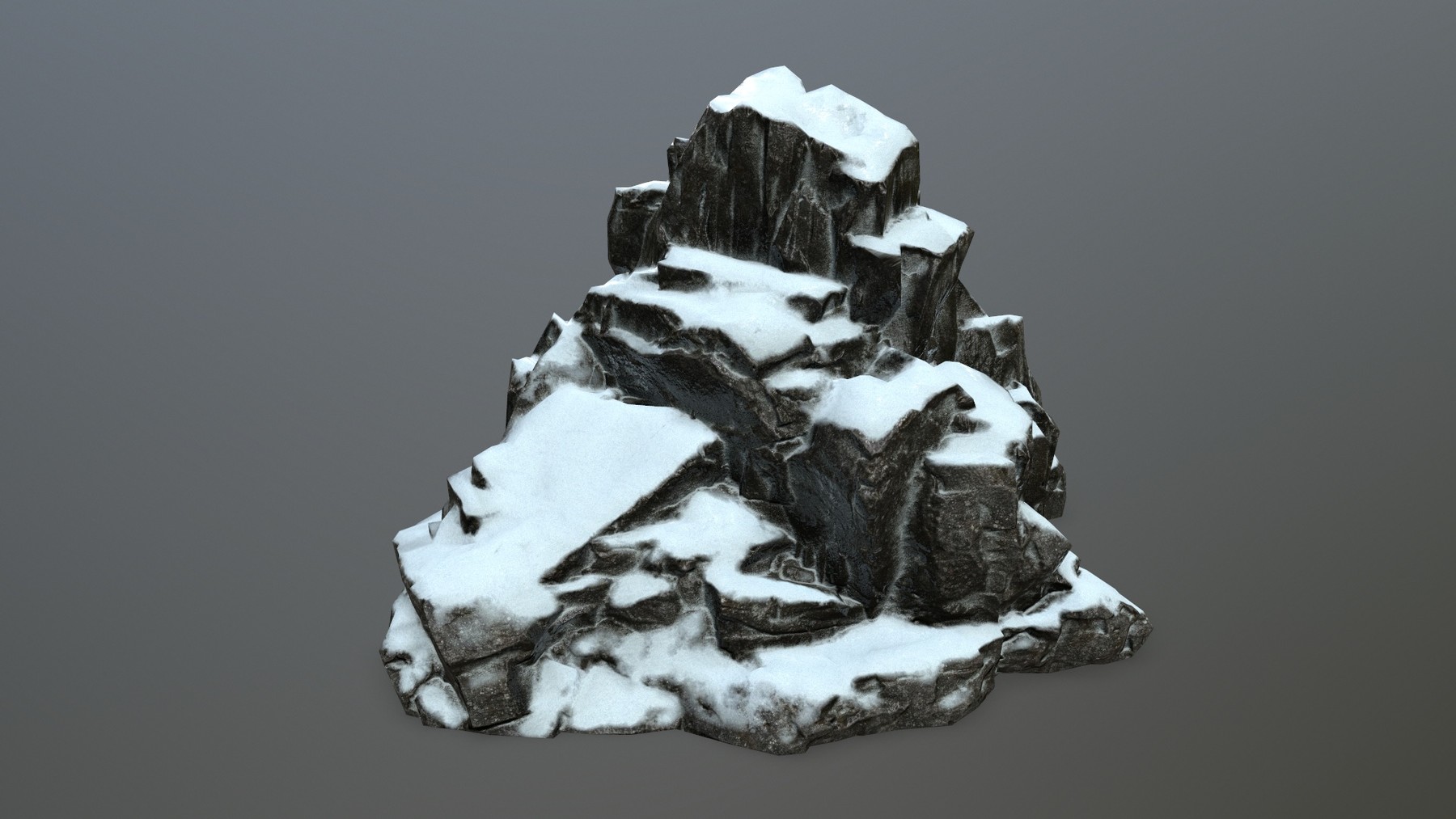 ArtStation - snow rocks | Game Assets