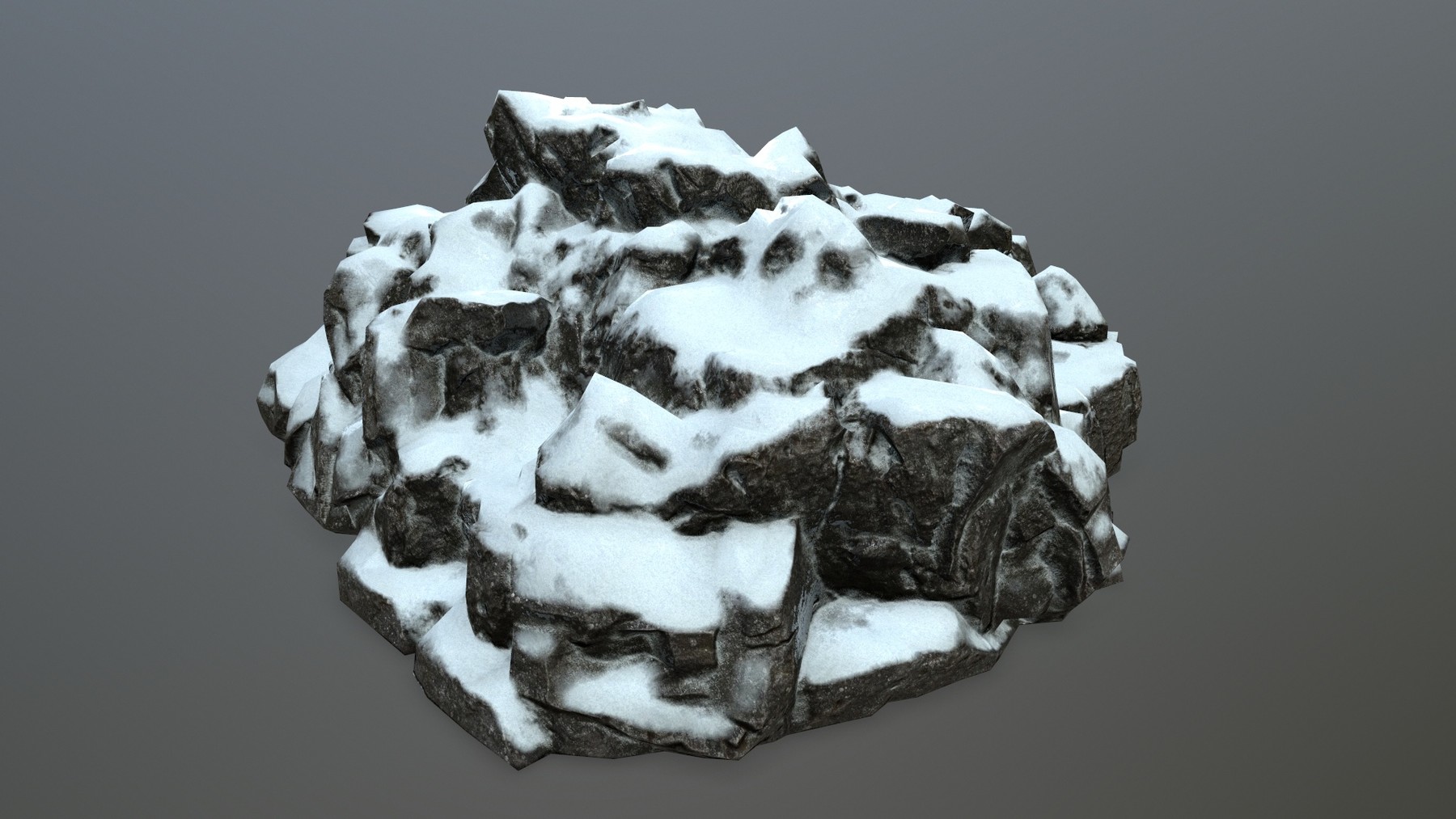 ArtStation - snow rocks | Game Assets